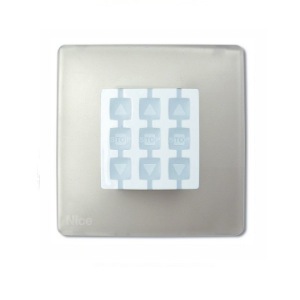 NICE Quadrat Wand Neutral WST NICE Way montieren - Handsender